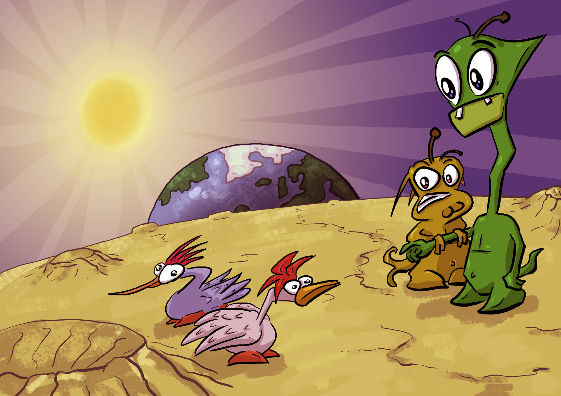 Matthew Cornes - Lanky Al & Chinny Al: Aliens on the Moon