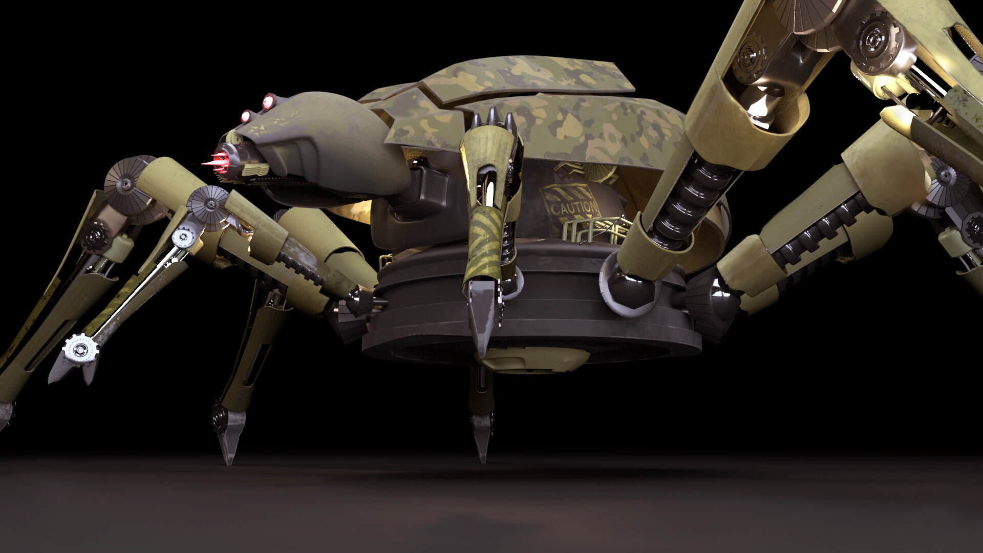ArtStation - Mechanical spider
