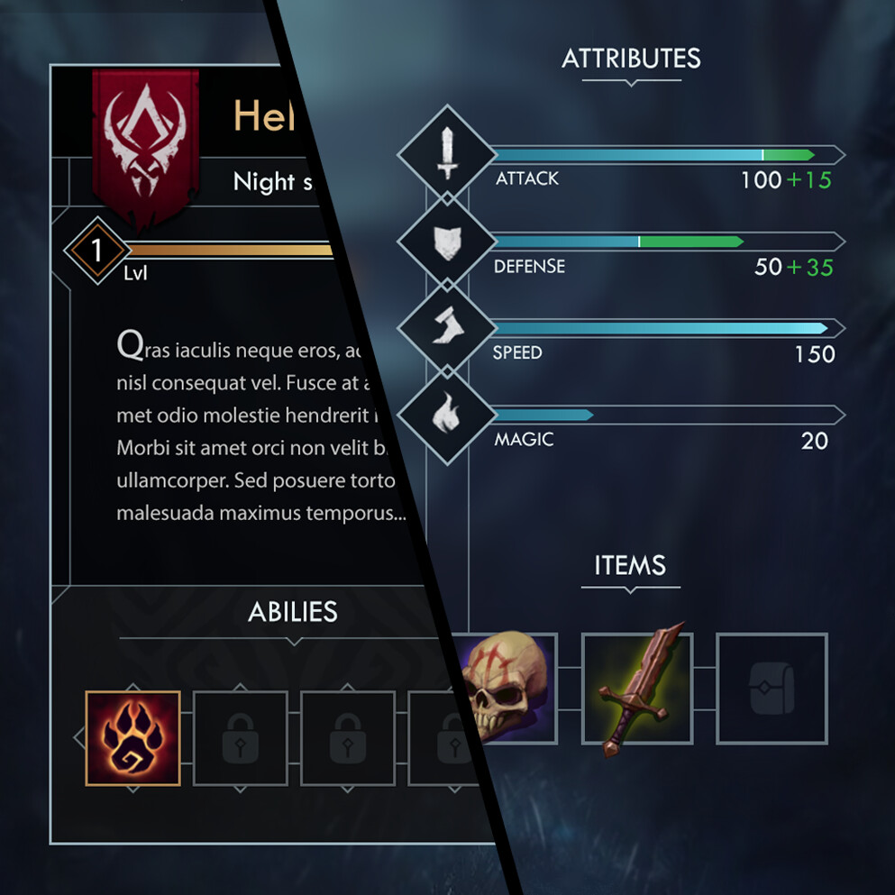 ArtStation - Design game "Nightmare Hunting"