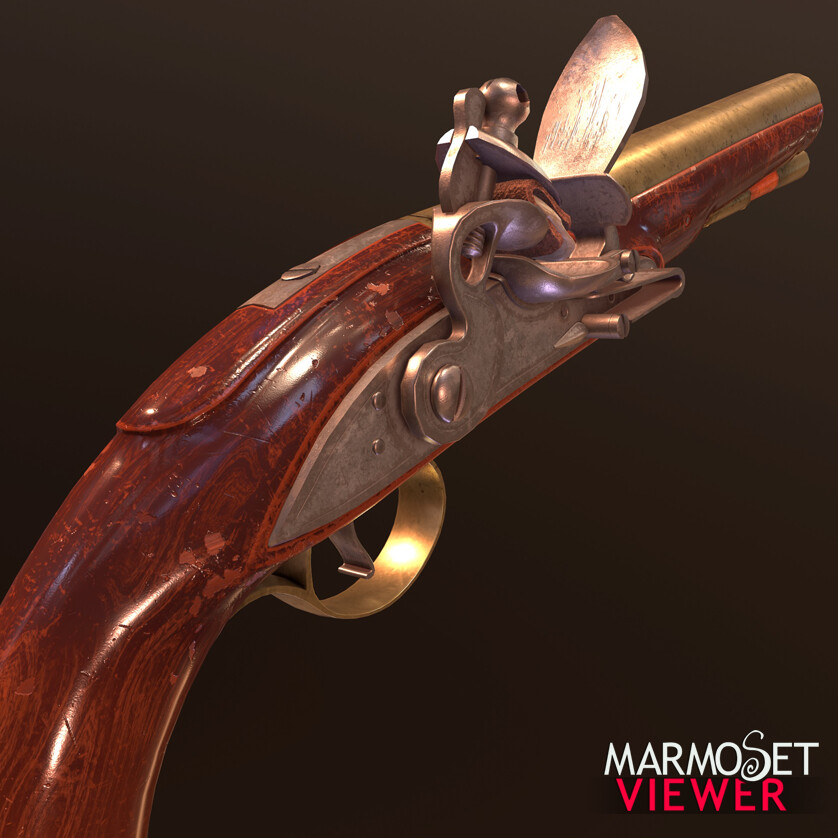 ArtStation - Flint-Lock Pistol