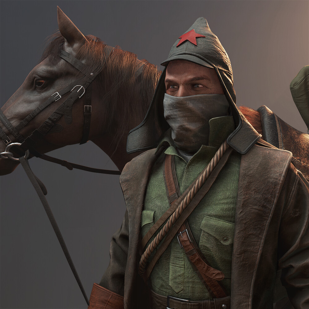 ArtStation - Soviet soldier