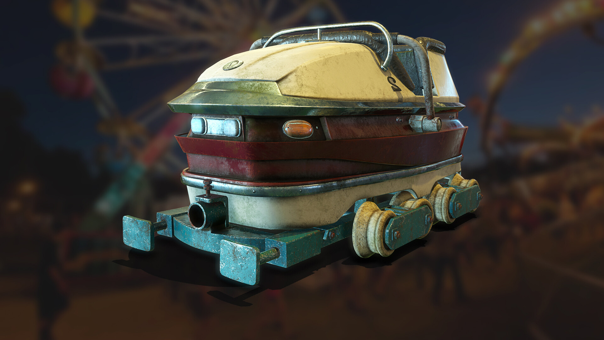 ArtStation - 3D Roller Coaster Cart