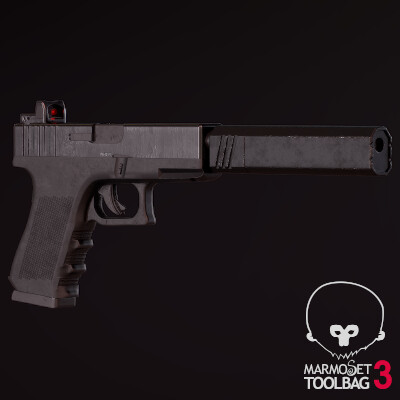 ArtStation - Glock 19 Mesh (Game Ready)