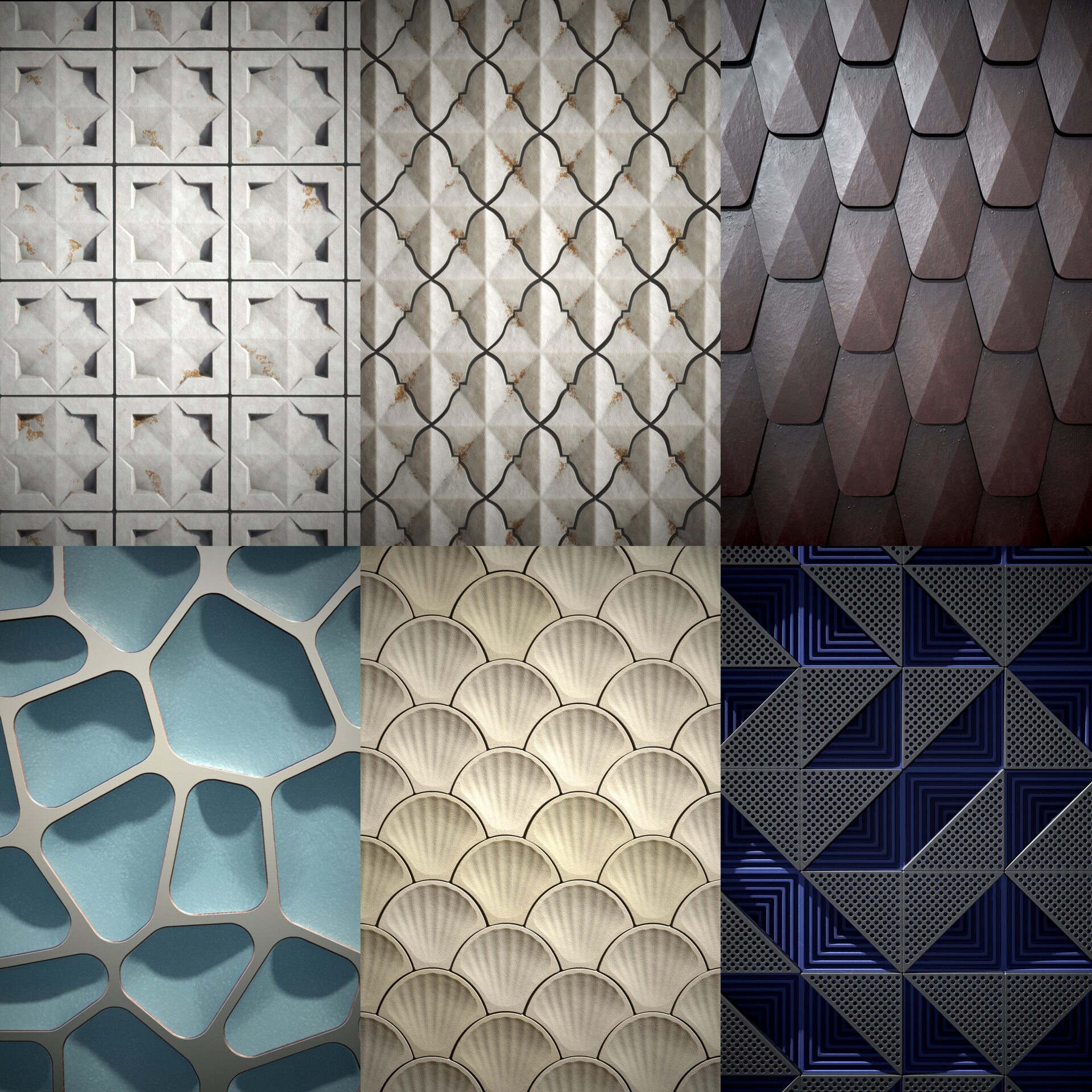 ArtStation - 10+1 Architectural Material on a weekend