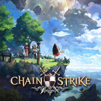 ArtStation - 'Chain Strike' title screen