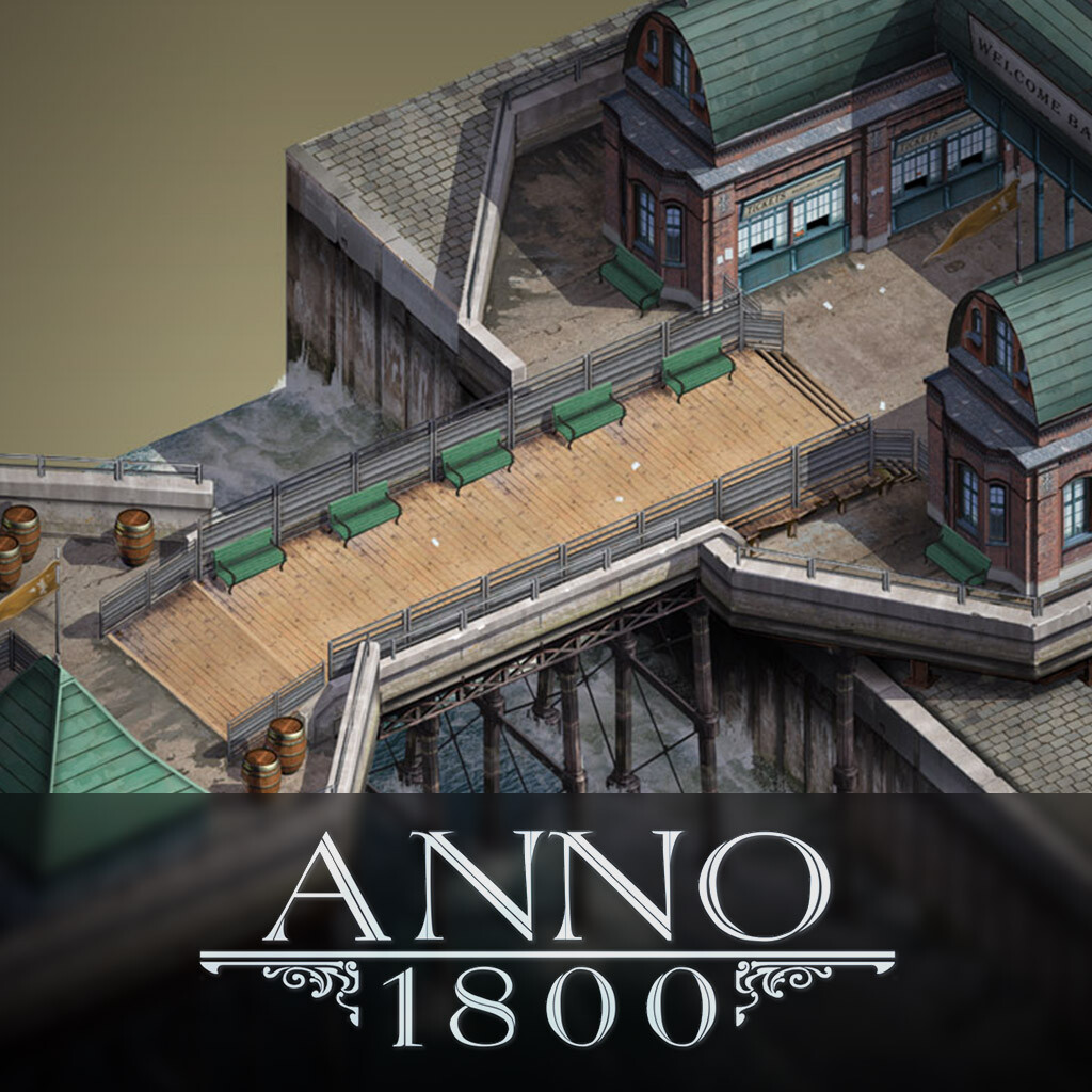 ArtStation - Anno 1800 - misc moderate buildings