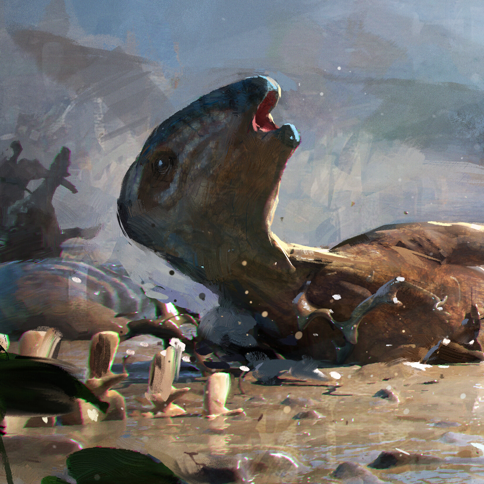 ArtStation - Trapped In Mud