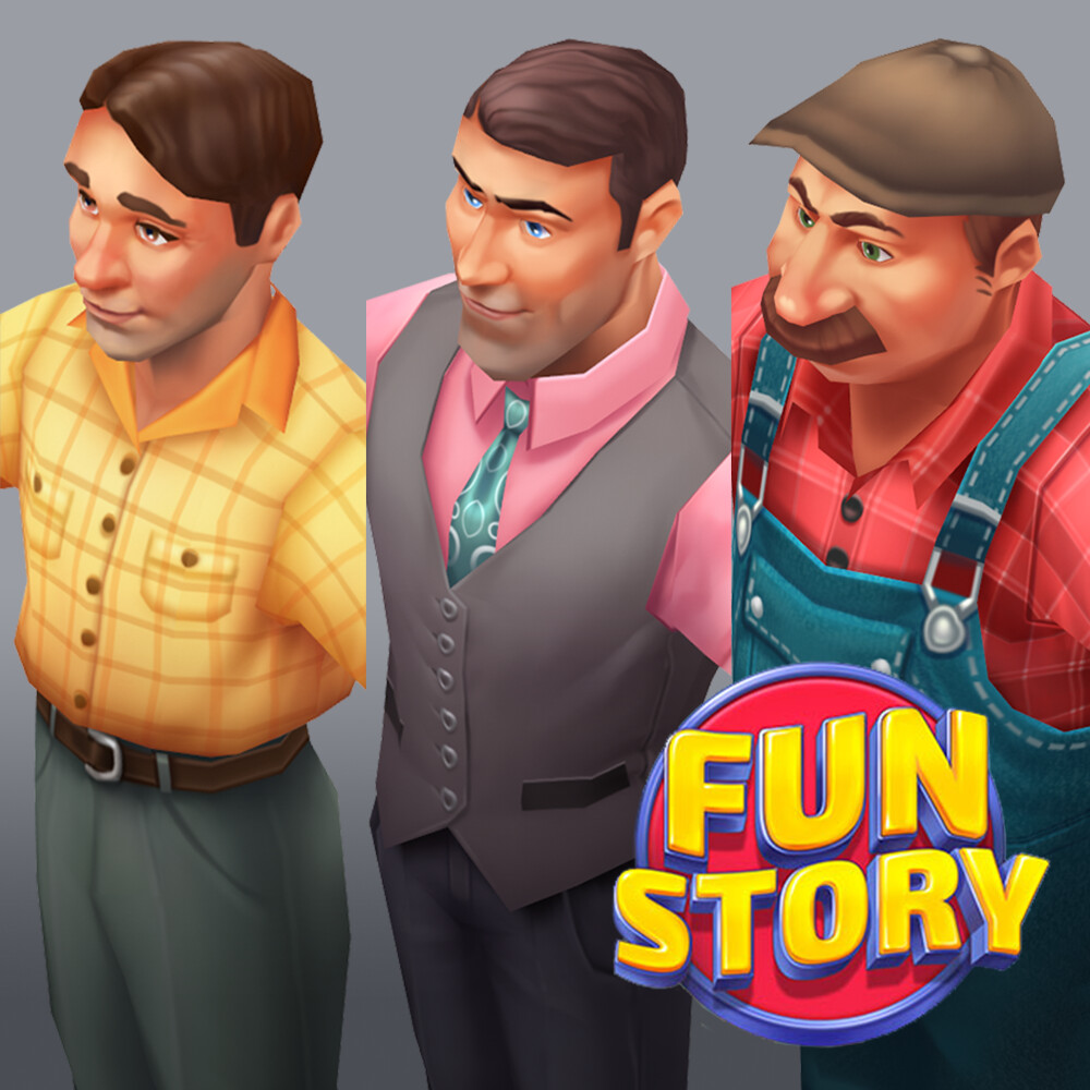 ArtStation - Game 3D models - characters and car - part 3