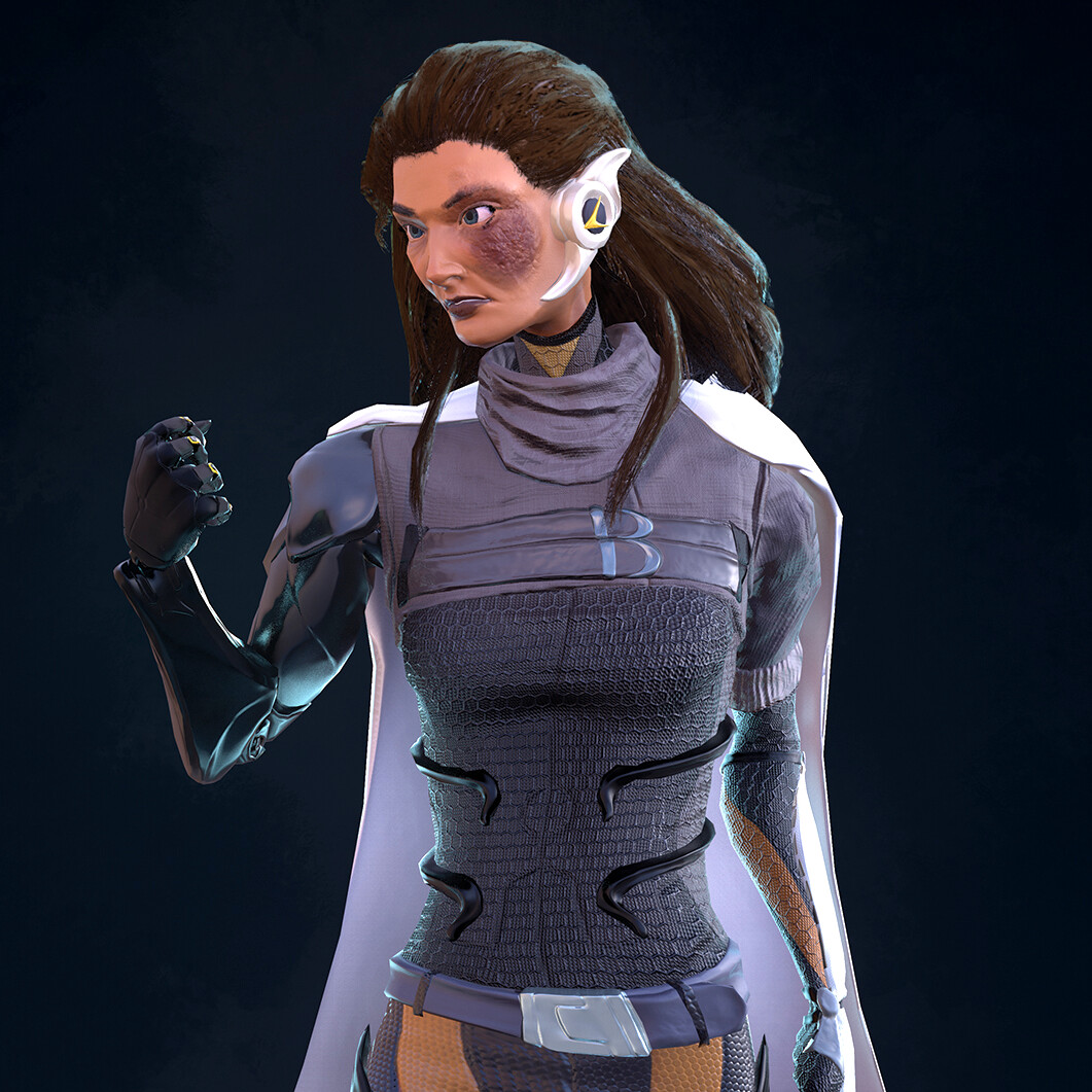 ArtStation - Lazarin - 3D Character, Robin Lawrence