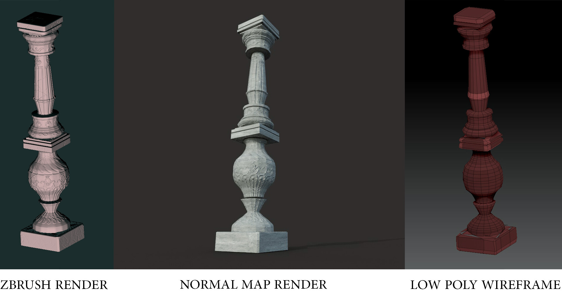 ArtStation - PILLAR 3d game asset