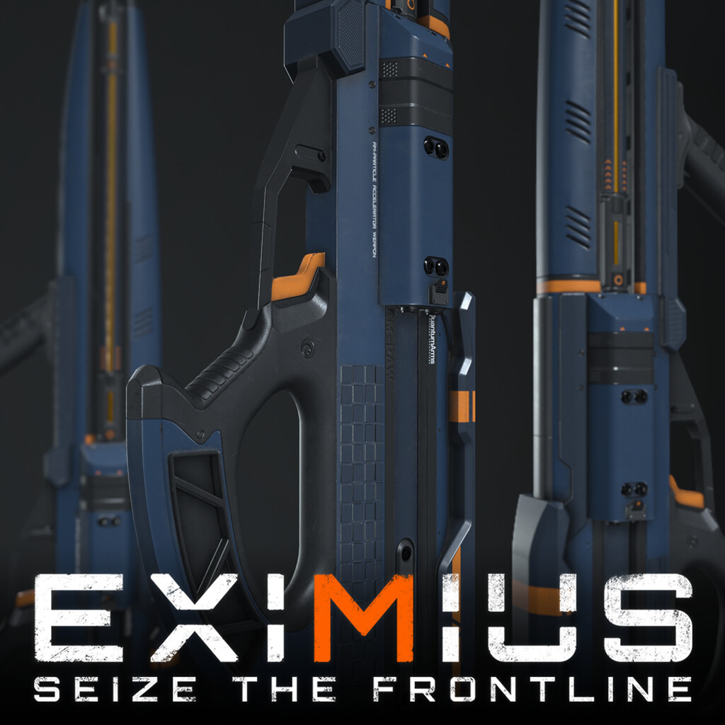 ArtStation - EXIMIUS - Axeron AM-PAW (Anti Material-Particle ...