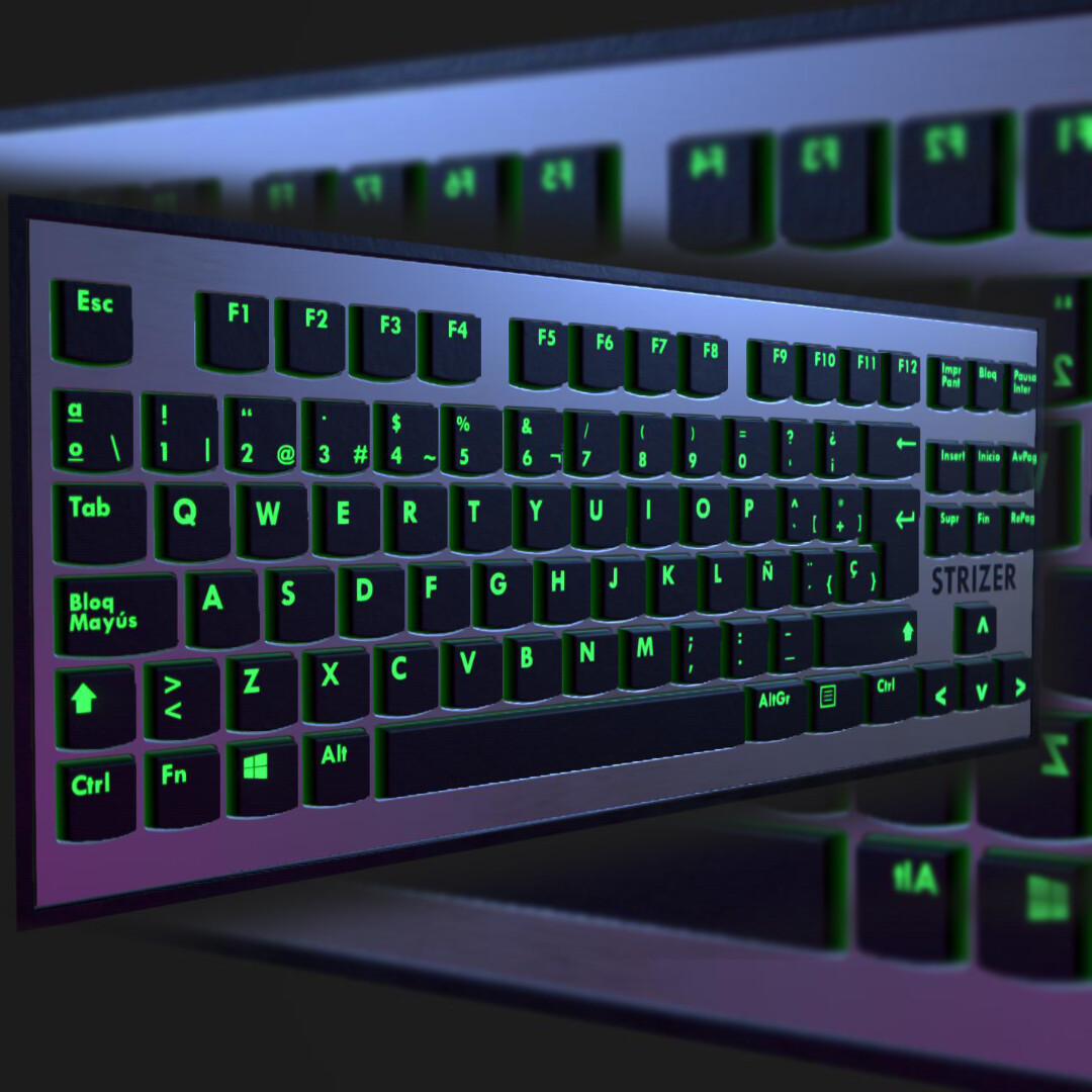 ArtStation - Keyboard Texture