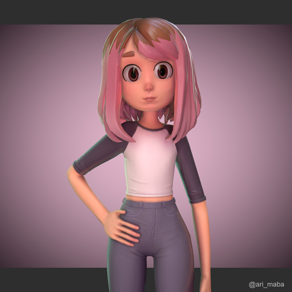 ArtStation - Cartoon character.