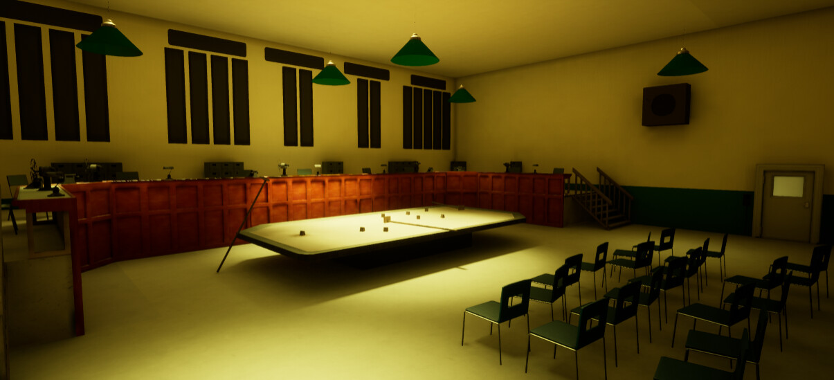 ArtStation - WW2 Bunker Plotting Room (WIP)