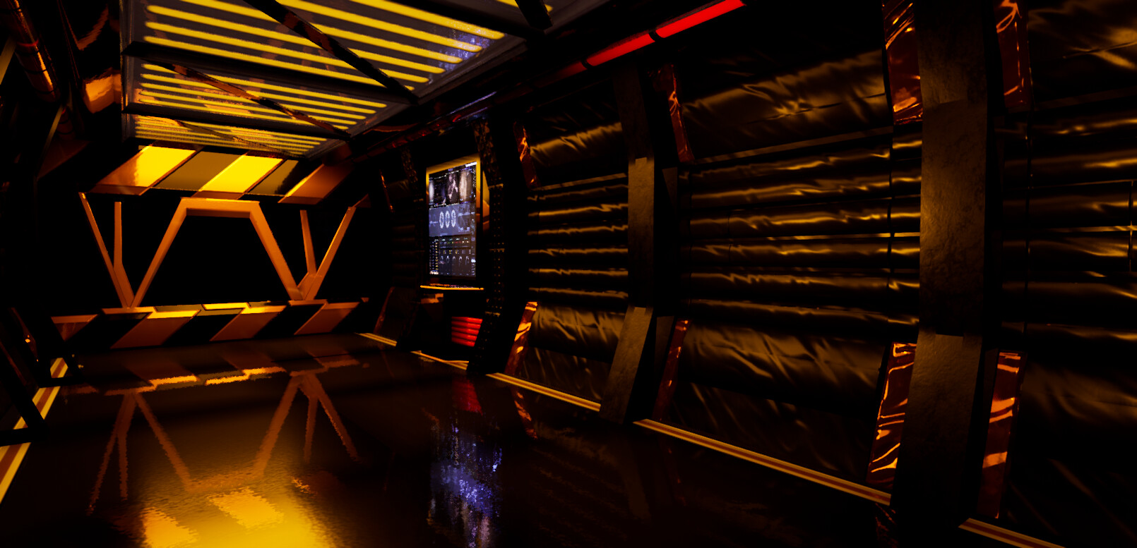 ArtStation - Sci-FI Modular Hallway
