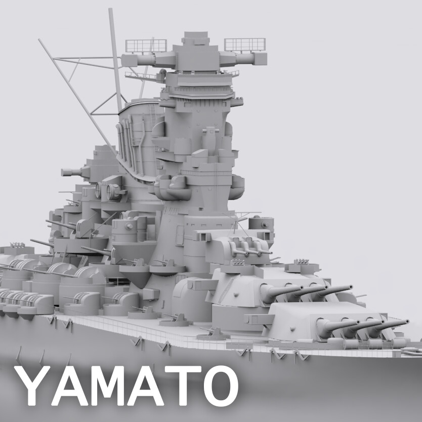 ArtStation - Yamato ship