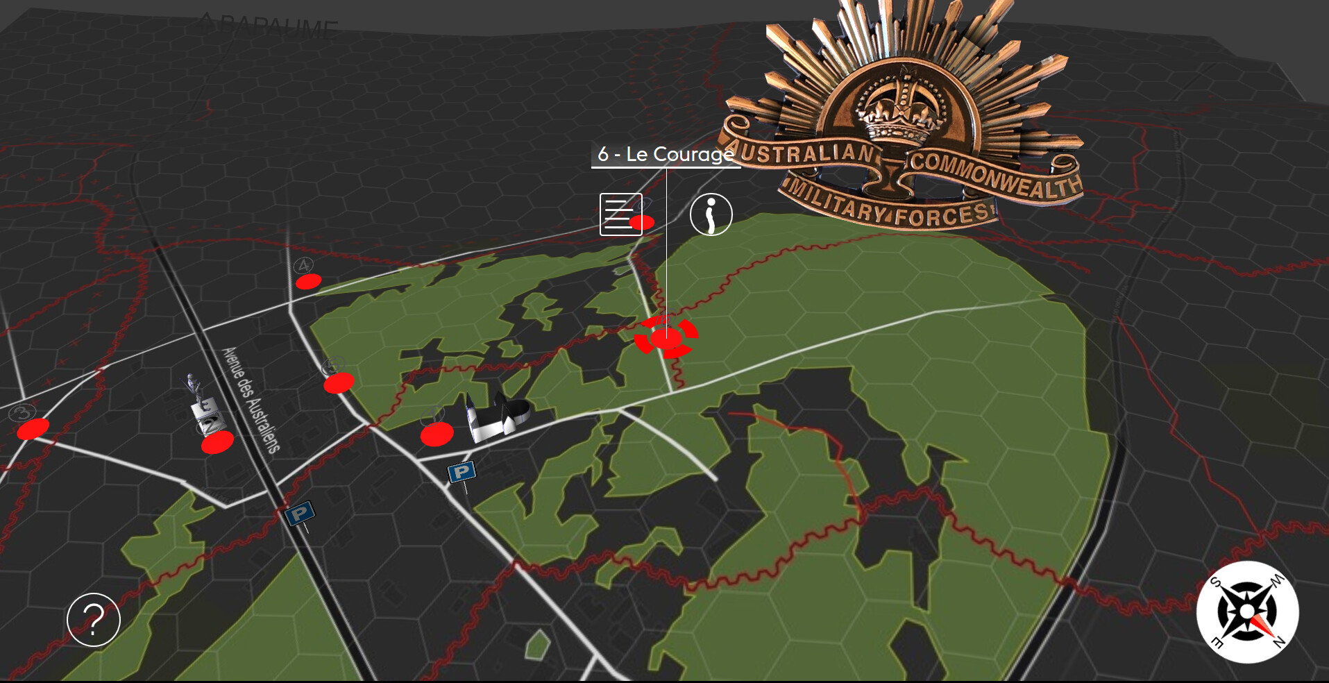 ArtStation - Mont Saint-Quentin | WebGL | Carte interactive pour les ...