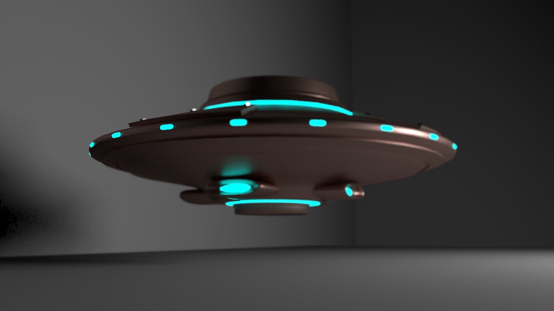 ArtStation - 3D Model | UFO - Compositing Project