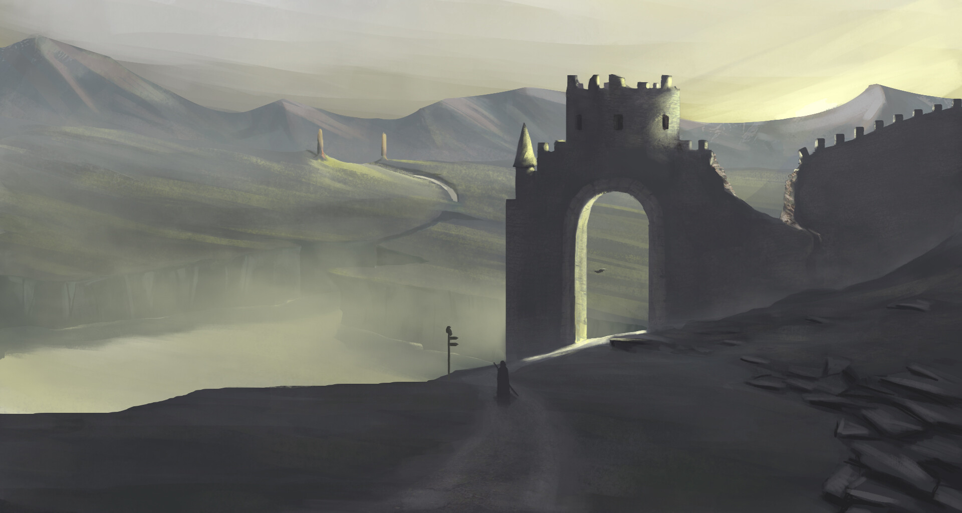 ArtStation - The Broken Gate