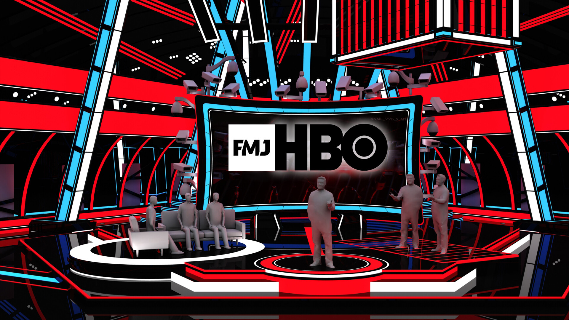 ArtStation - HBO Animals Season 3 Episode 9 - Virtual set design.