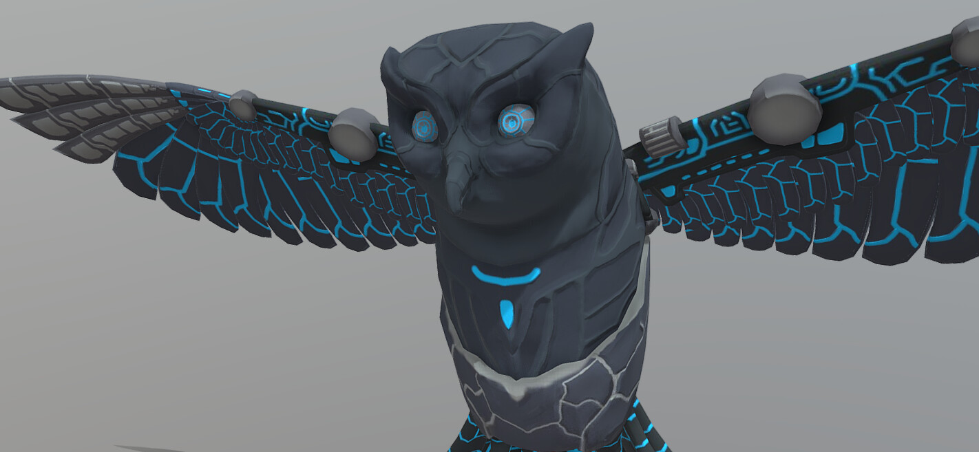 ArtStation - Cyber Owl
