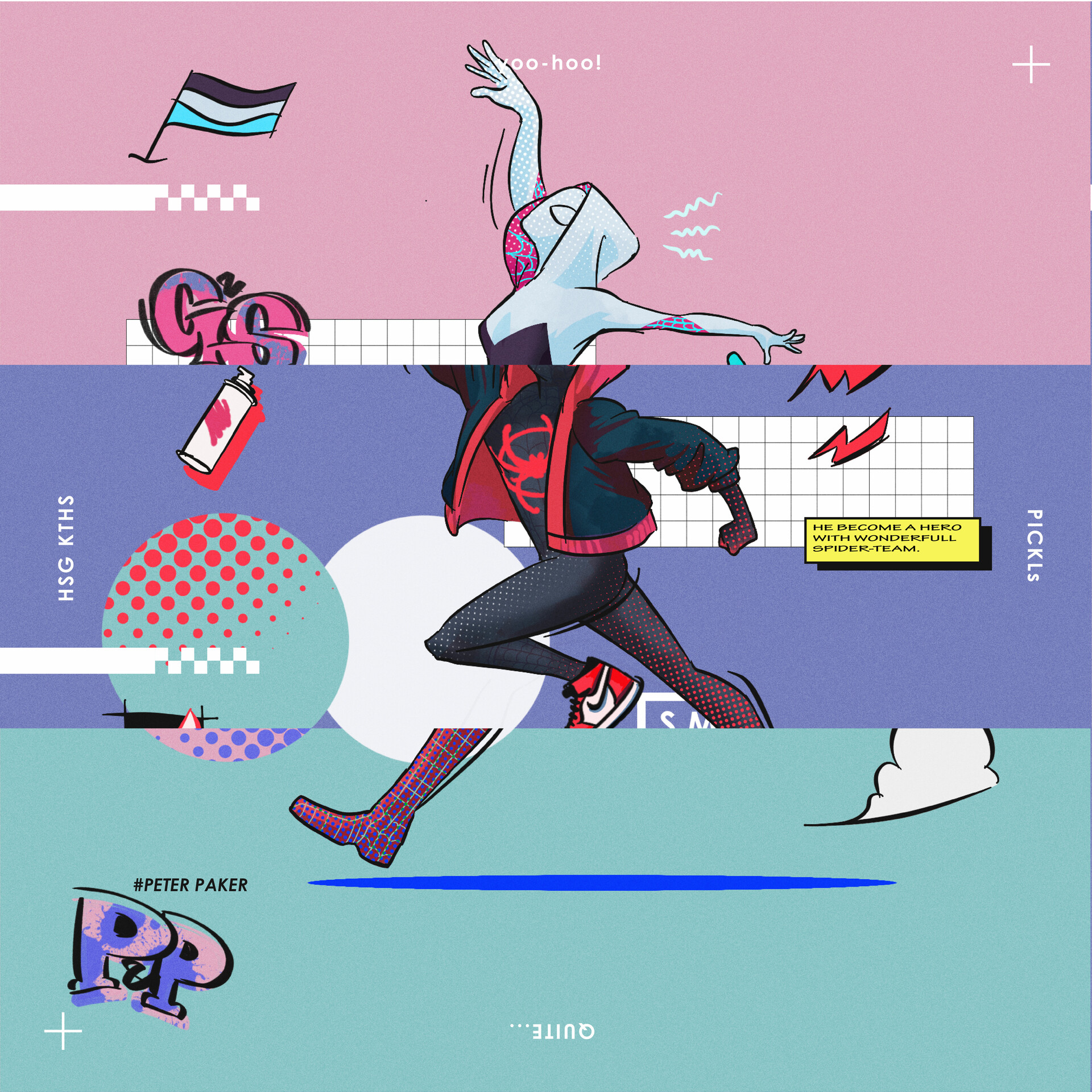 ArtStation - into the SPIDERVERSE.