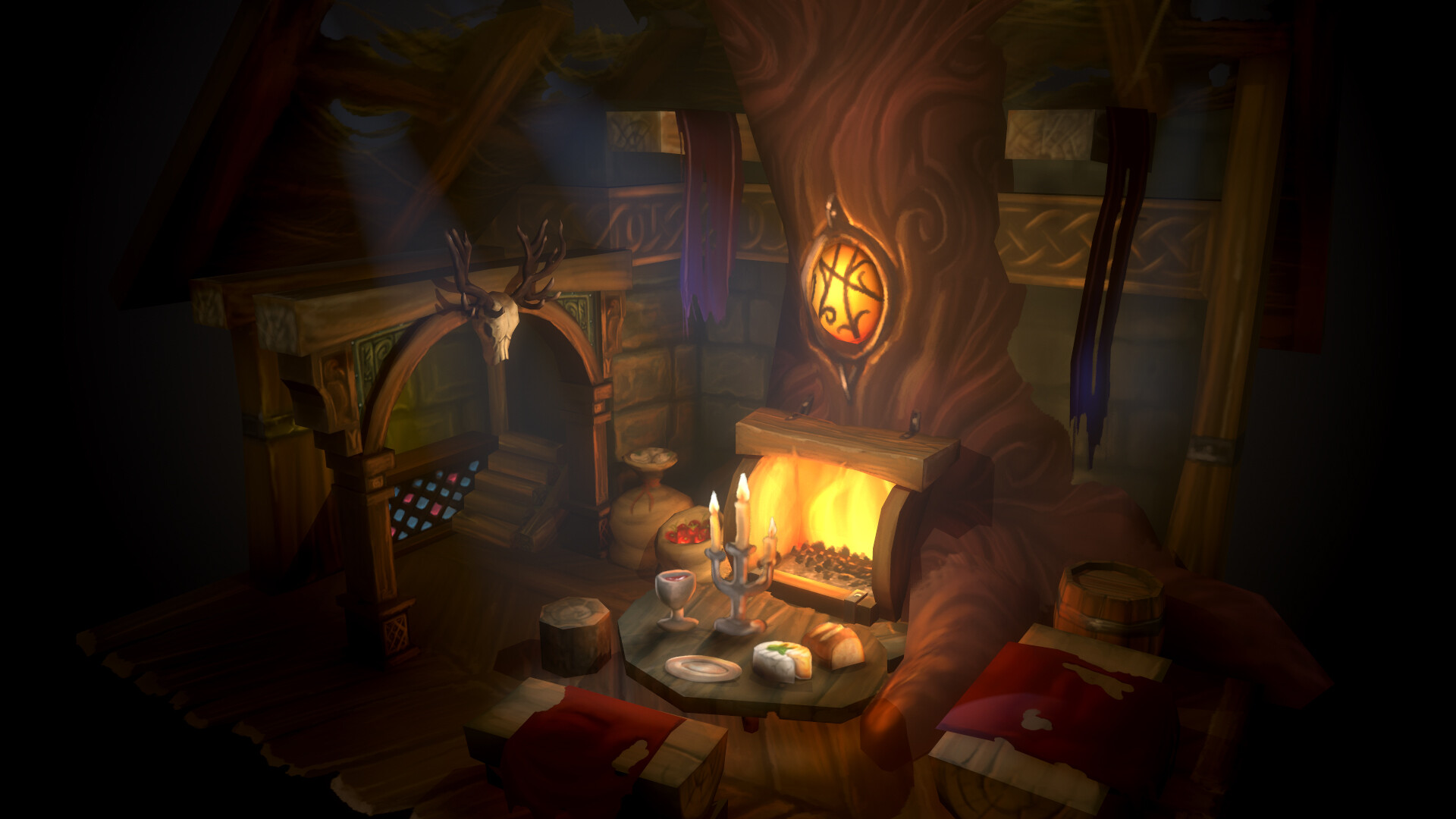 ArtStation - Handpainted Tavern