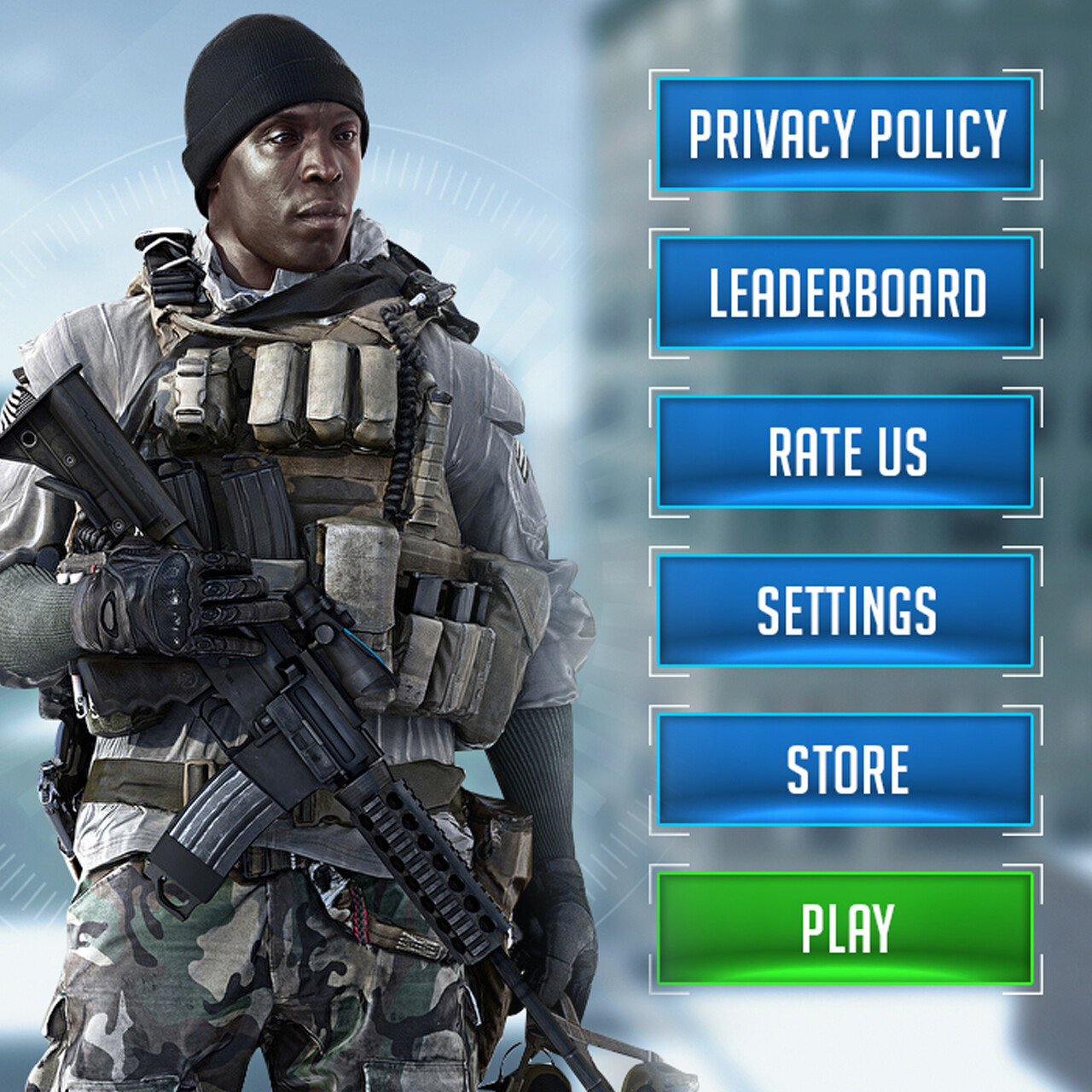 ArtStation - Shooting Mobile Game UI