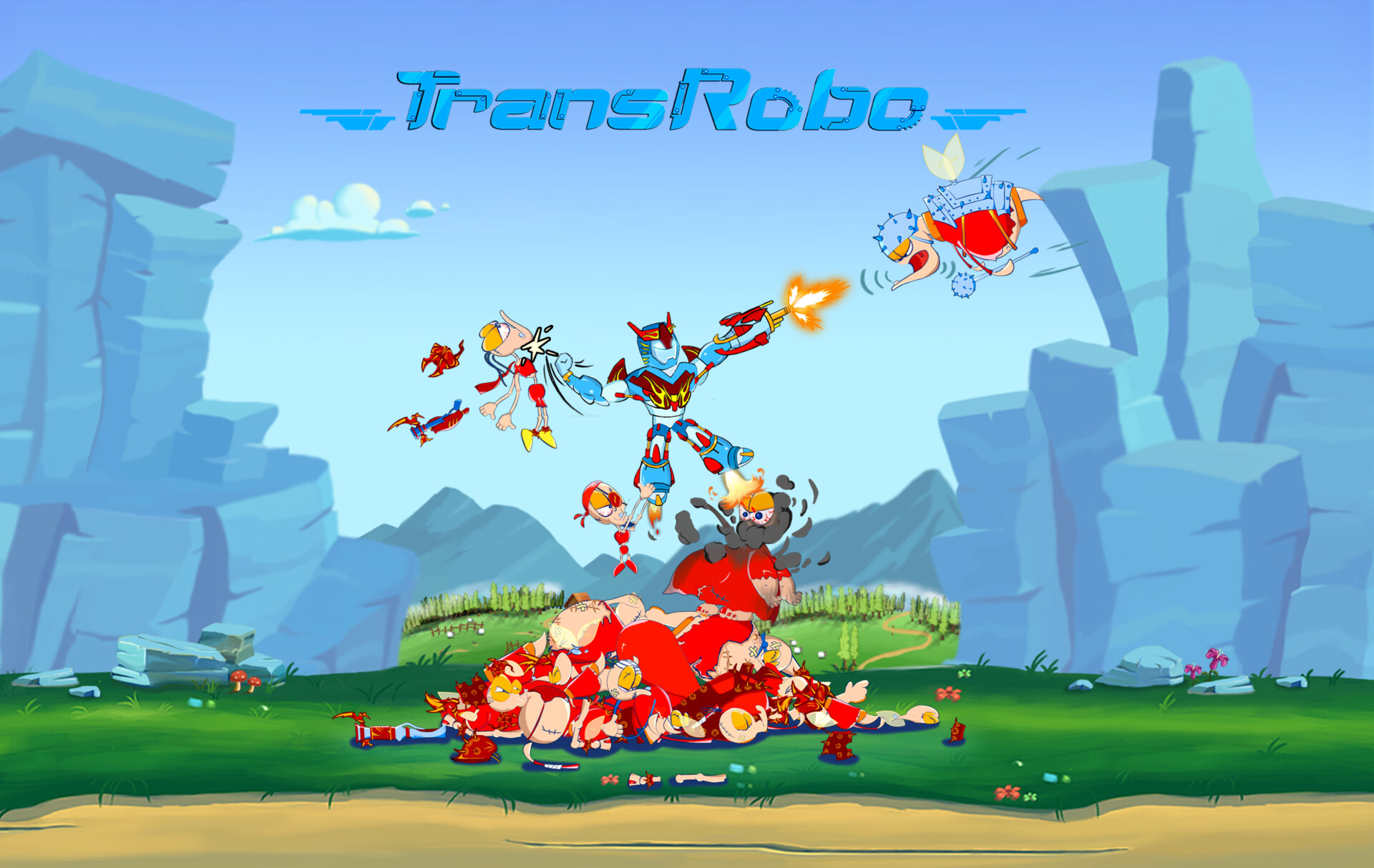 ArtStation - TransRobo-2D mobile game