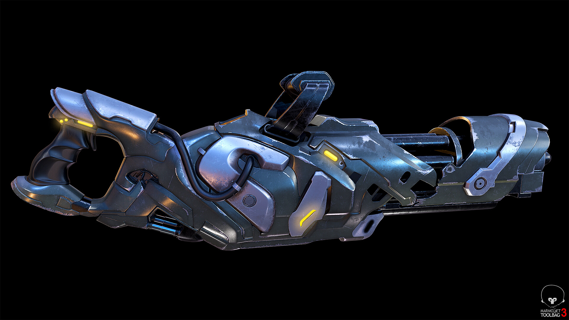 ArtStation - MiniGun Concept