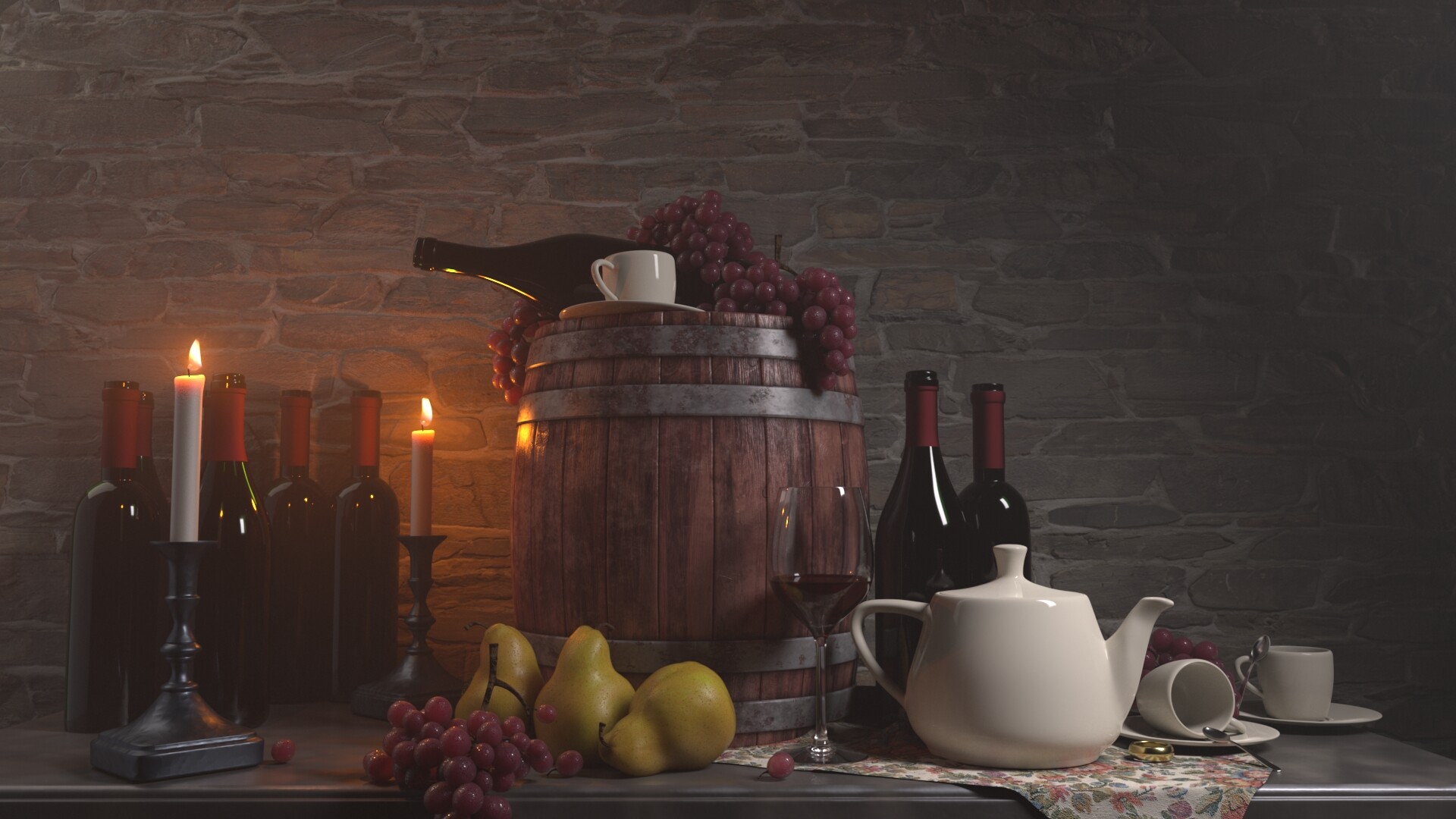 ArtStation - Pixar Render Man - Still Life Recreation