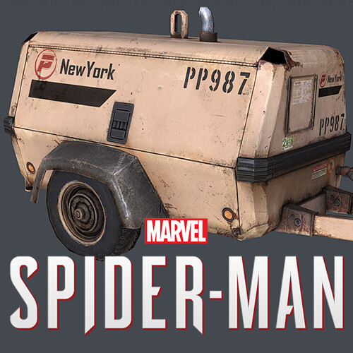 ArtStation - Ground Props - SpiderMan