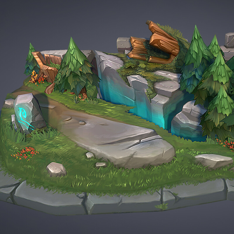 ArtStation - handpainted 3d League of Legends FANART