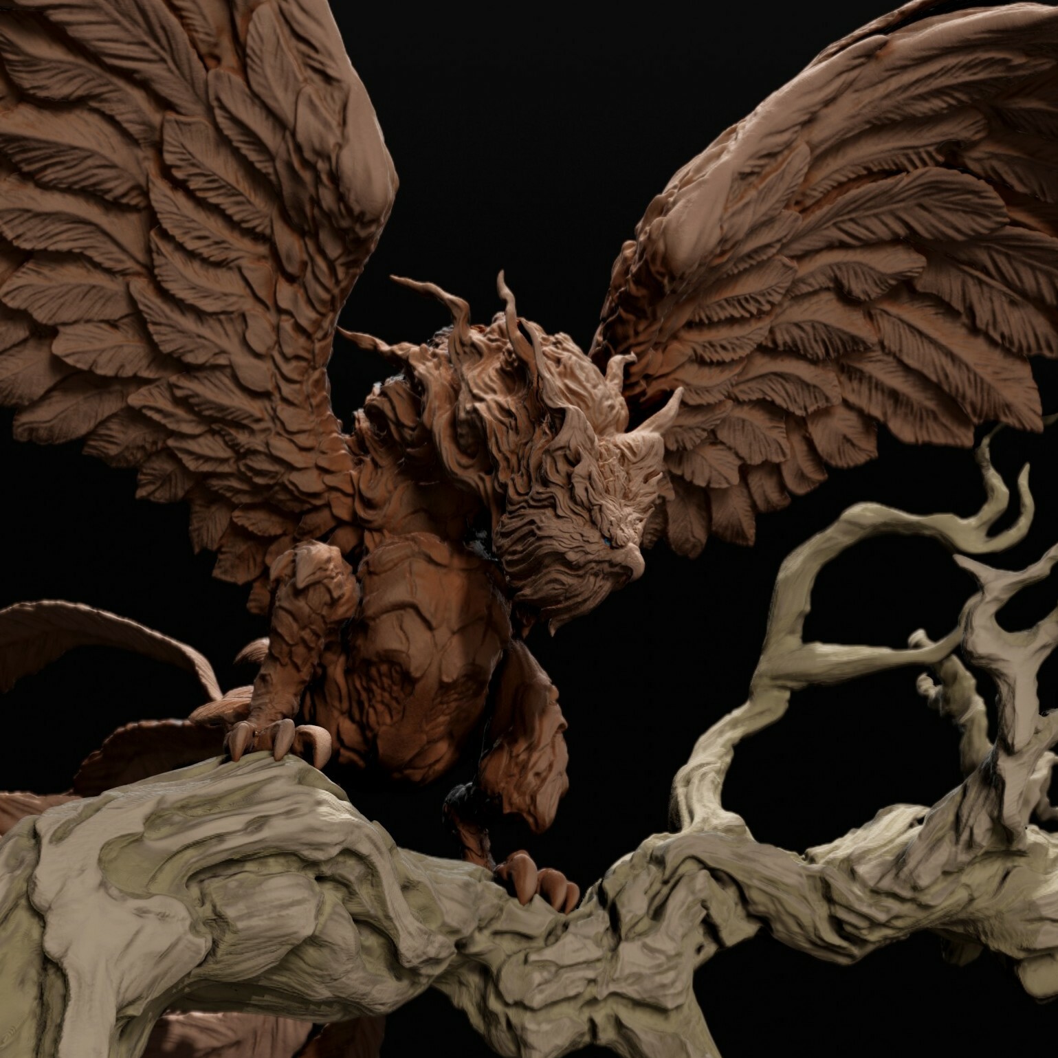 ArtStation - Phoenix sculpture