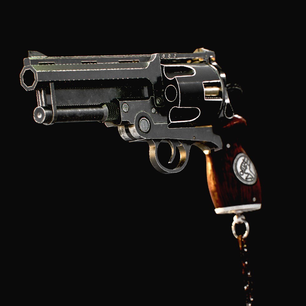 ArtStation - HellBoy Good Samaritan Pistol