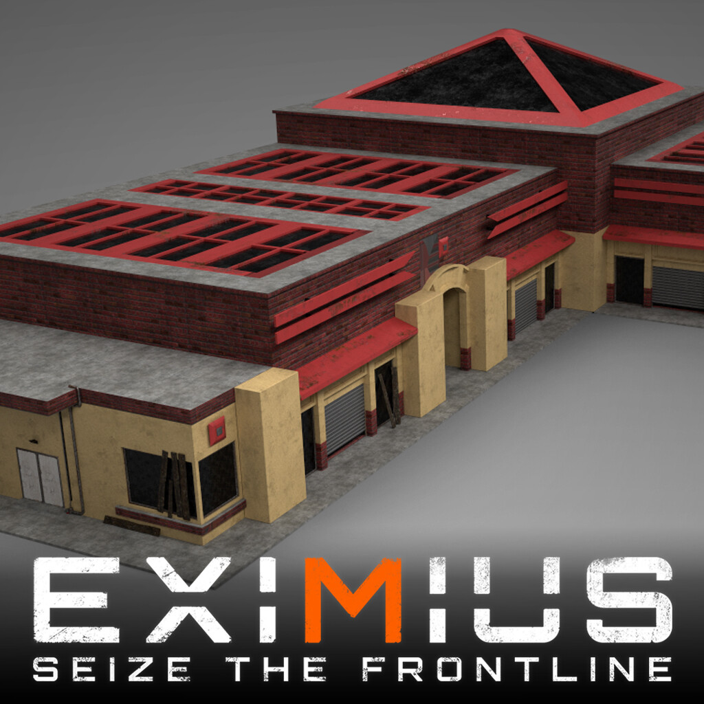 ArtStation - Modular Stripmall