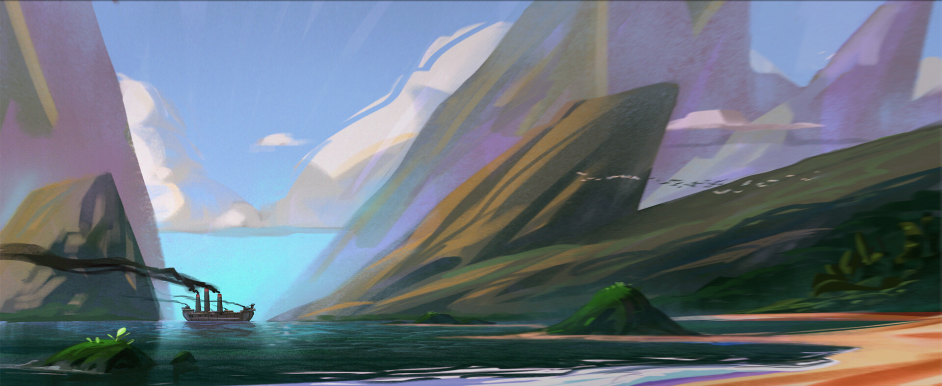 ArtStation - Treasure Island : Environment