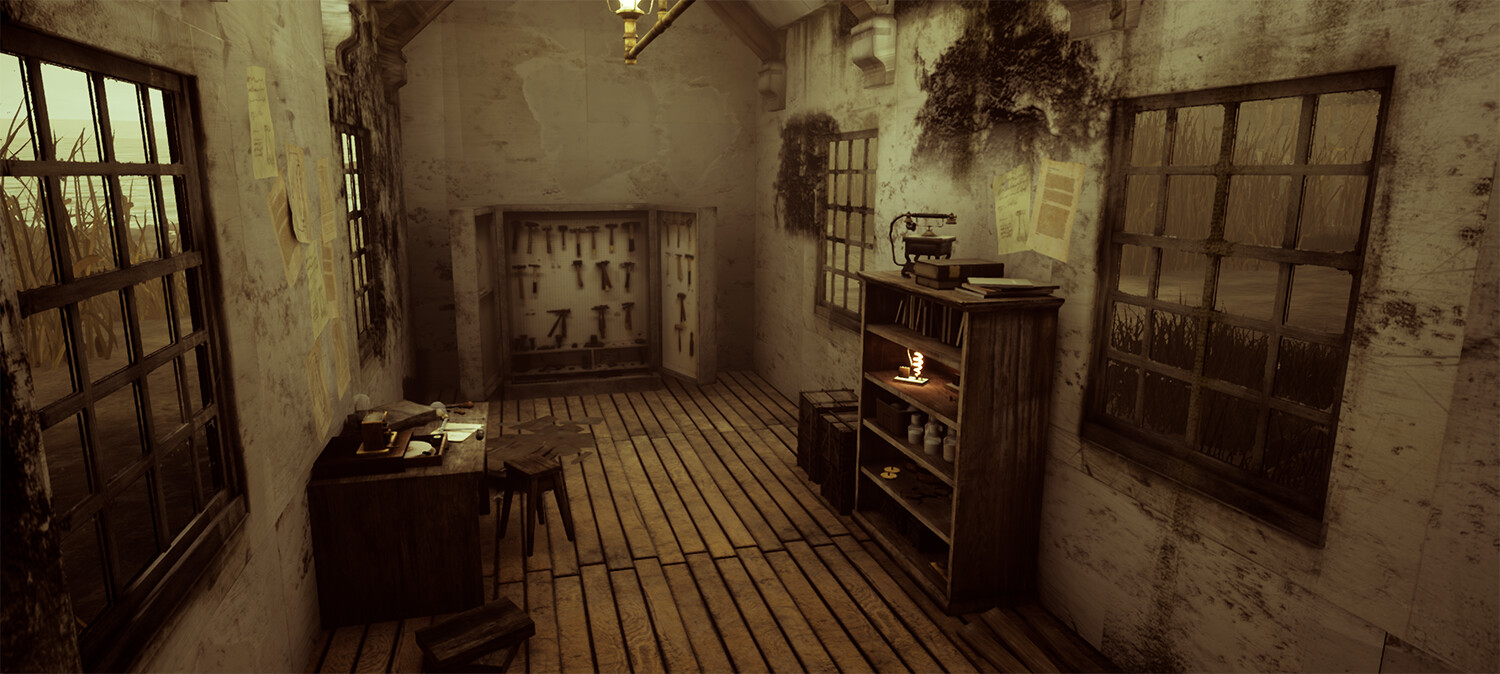 ArtStation - Inventor's Lab - Game Environment