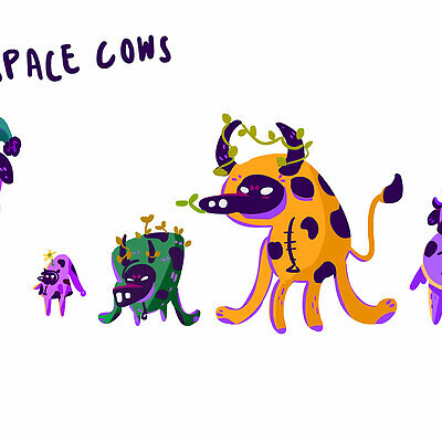 ArtStation - Space Cows!