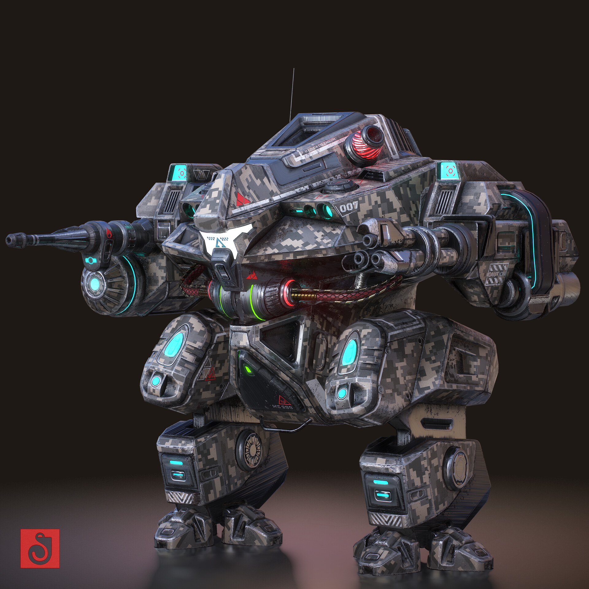 ArtStation - BattleMech