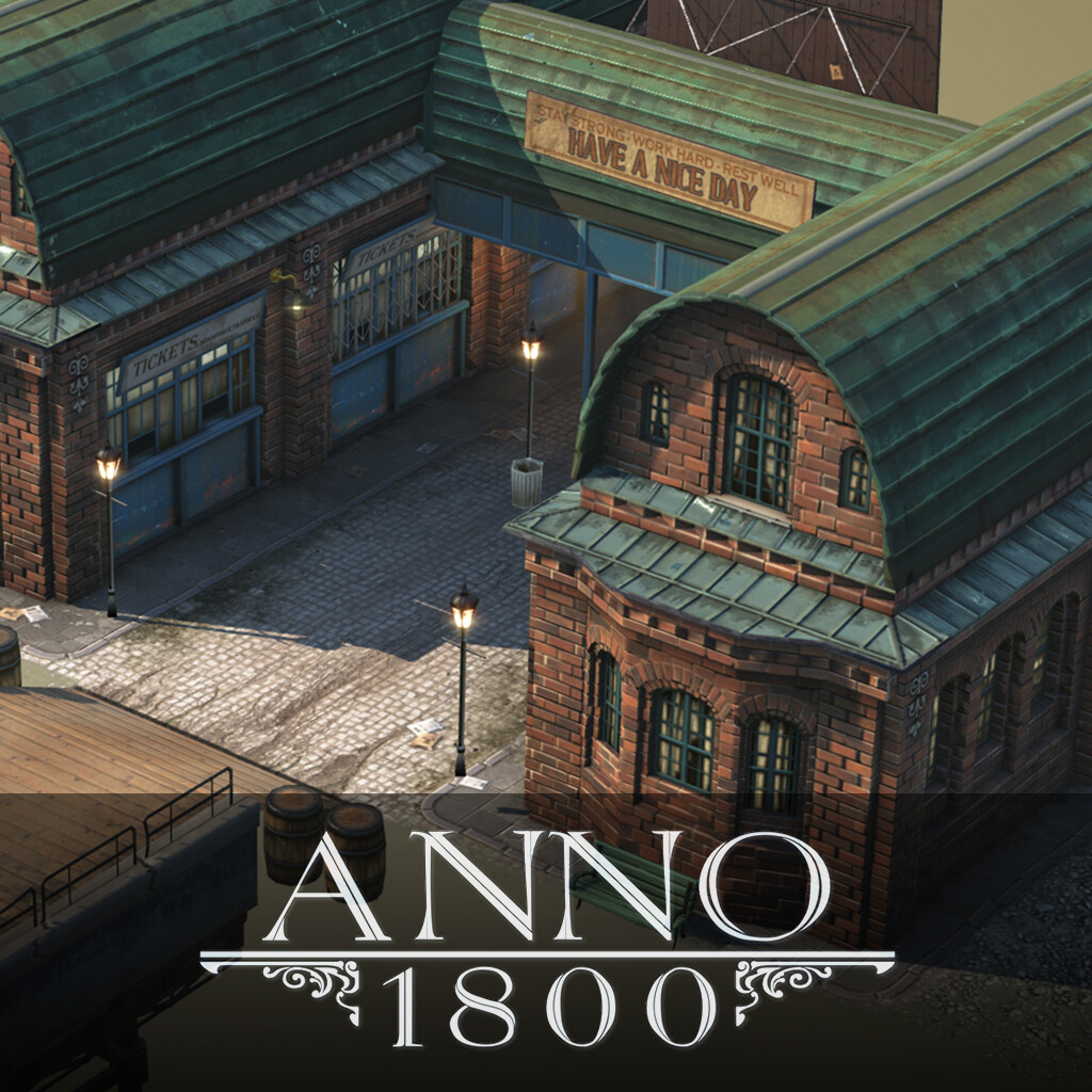 ArtStation - Anno 1800 workforce pier