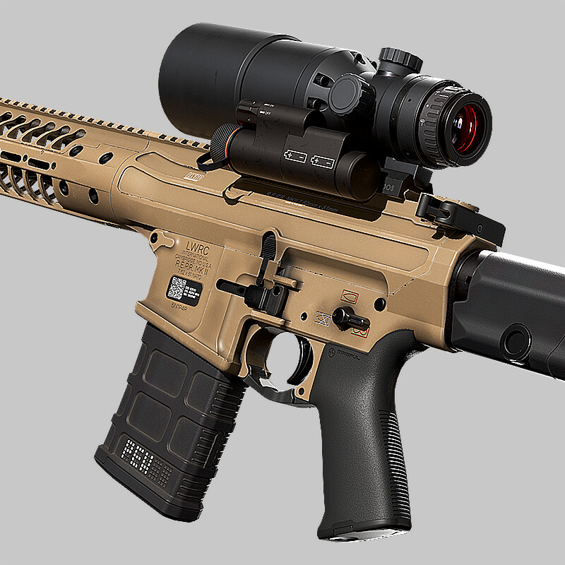 ArtStation - LWRC R.E.P.R. Mk.II