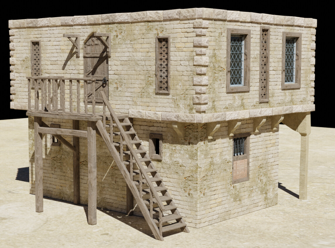 ArtStation - Desert House 2.