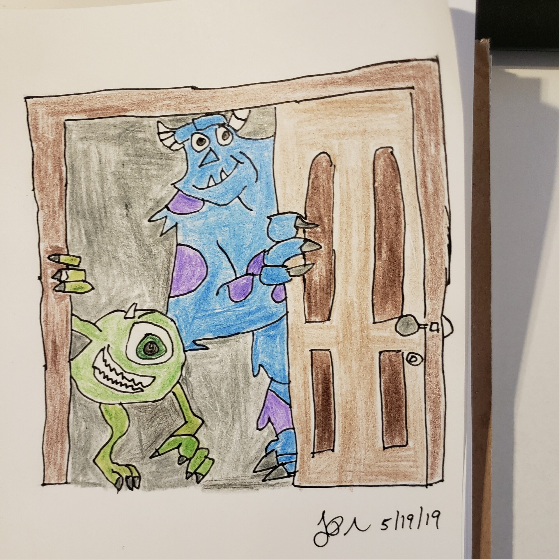 ArtStation - Mike and Sully