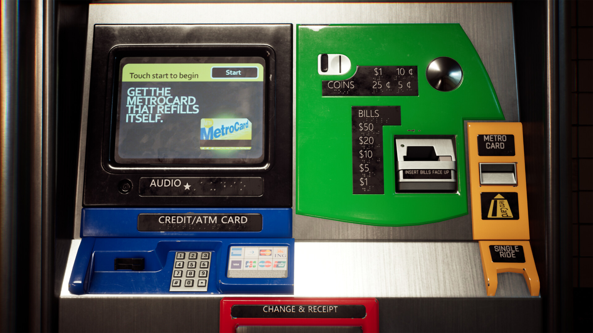 ArtStation - Subway Ticket Machine