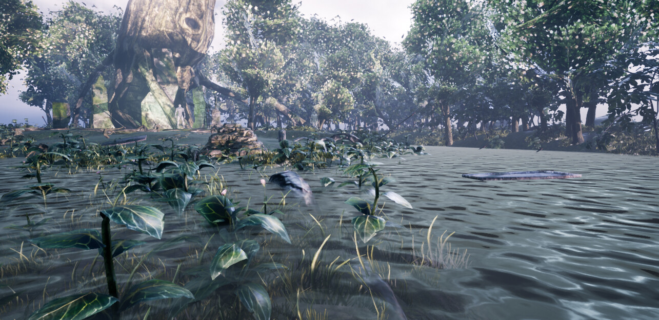 ArtStation - Unknown Swamp (WIP)