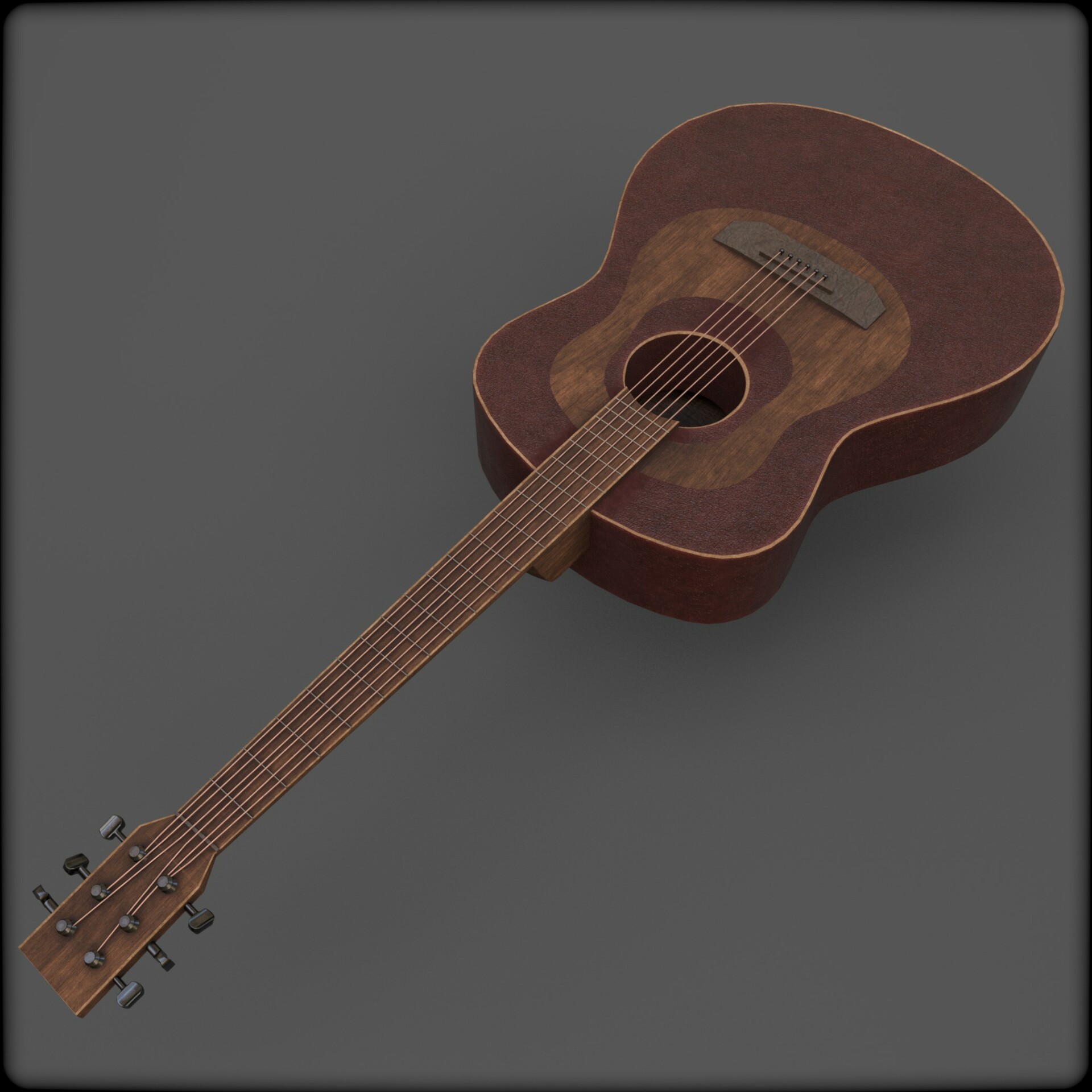 ArtStation - First Texture of Guitar Project
