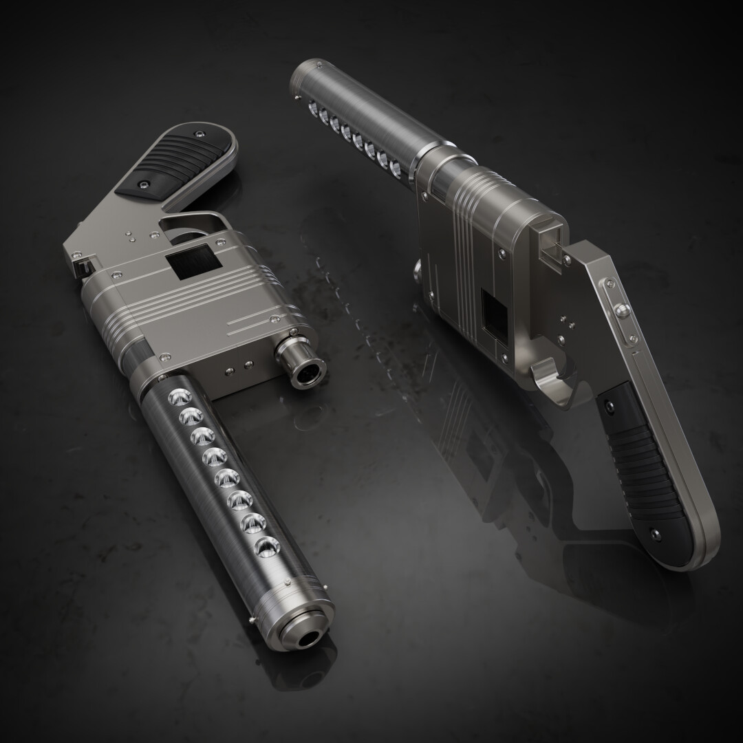 Spyros Ramantzas - Star Wars: Rey's NN-14 blaster pistol