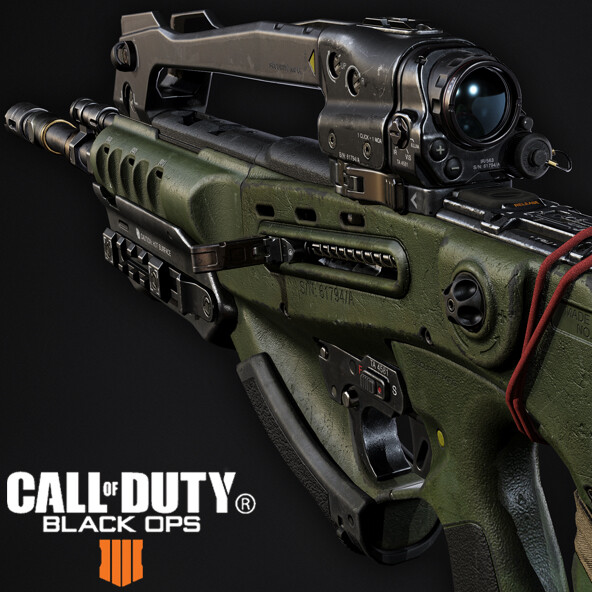 ArtStation - Black Ops 4: Swordfish Rifle