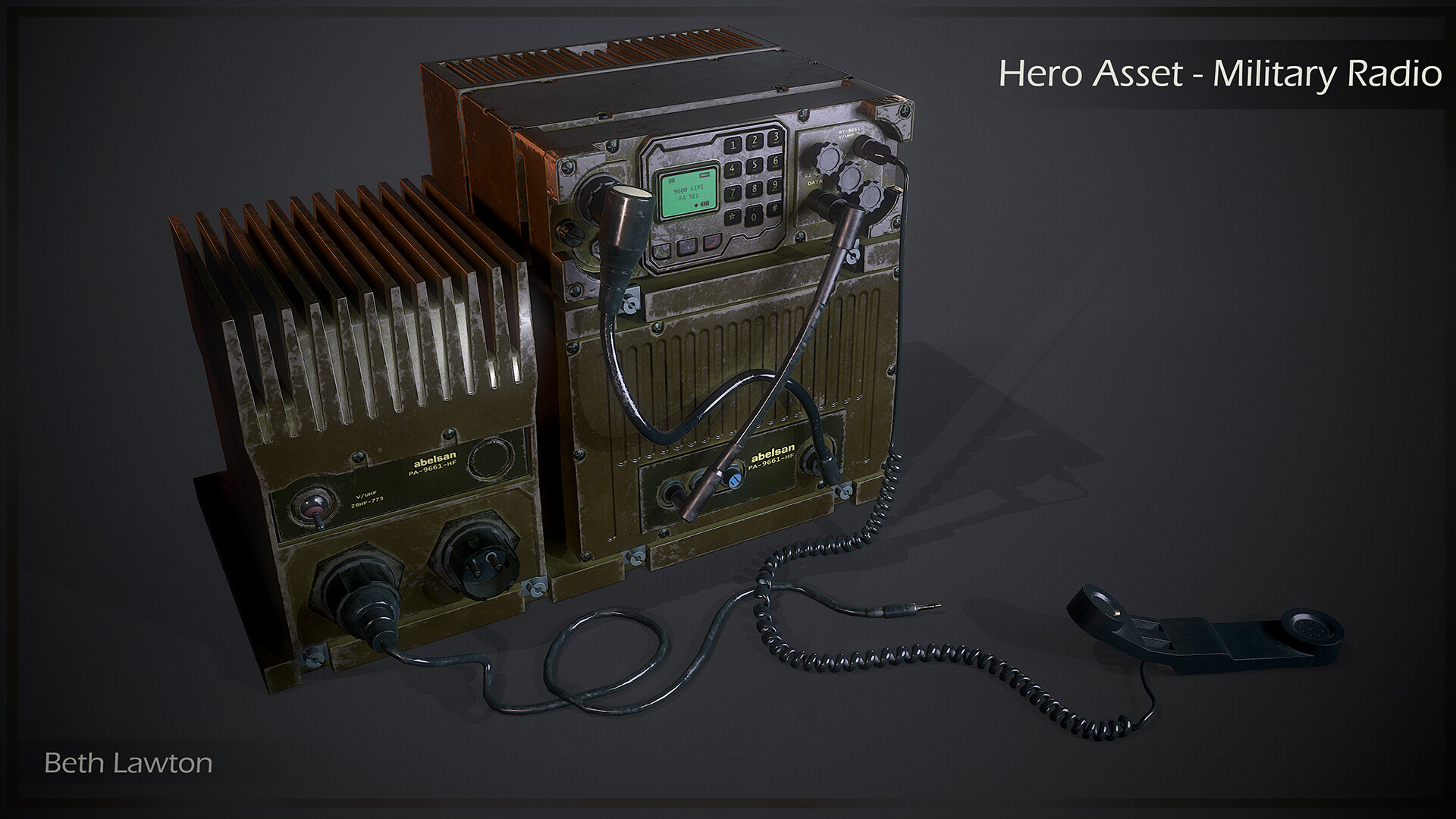 ArtStation - Military Ground Radio